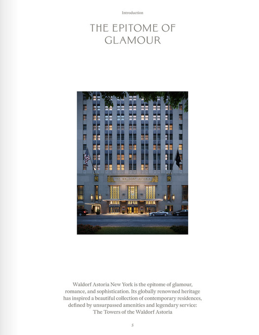 The Corcoran Group - Towers of The Waldorf Astoria - Brochure - Page 4-5
